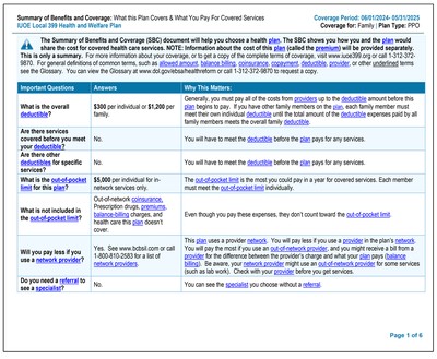 2023 Summary of Benefits Coverage (SBC) | IUOE Local 399