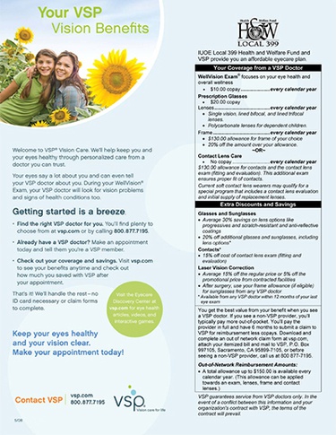 Vision Benefit Info | IUOE Local 399